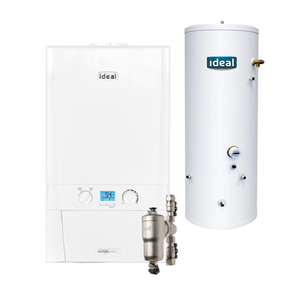 Ideal Logic MAX Heat 18Kw Boiler Cylinder Bathroom Plumbing Ideal Logic MAX Heat 18Kw Boiler Cylinder Bathroom Plumbing